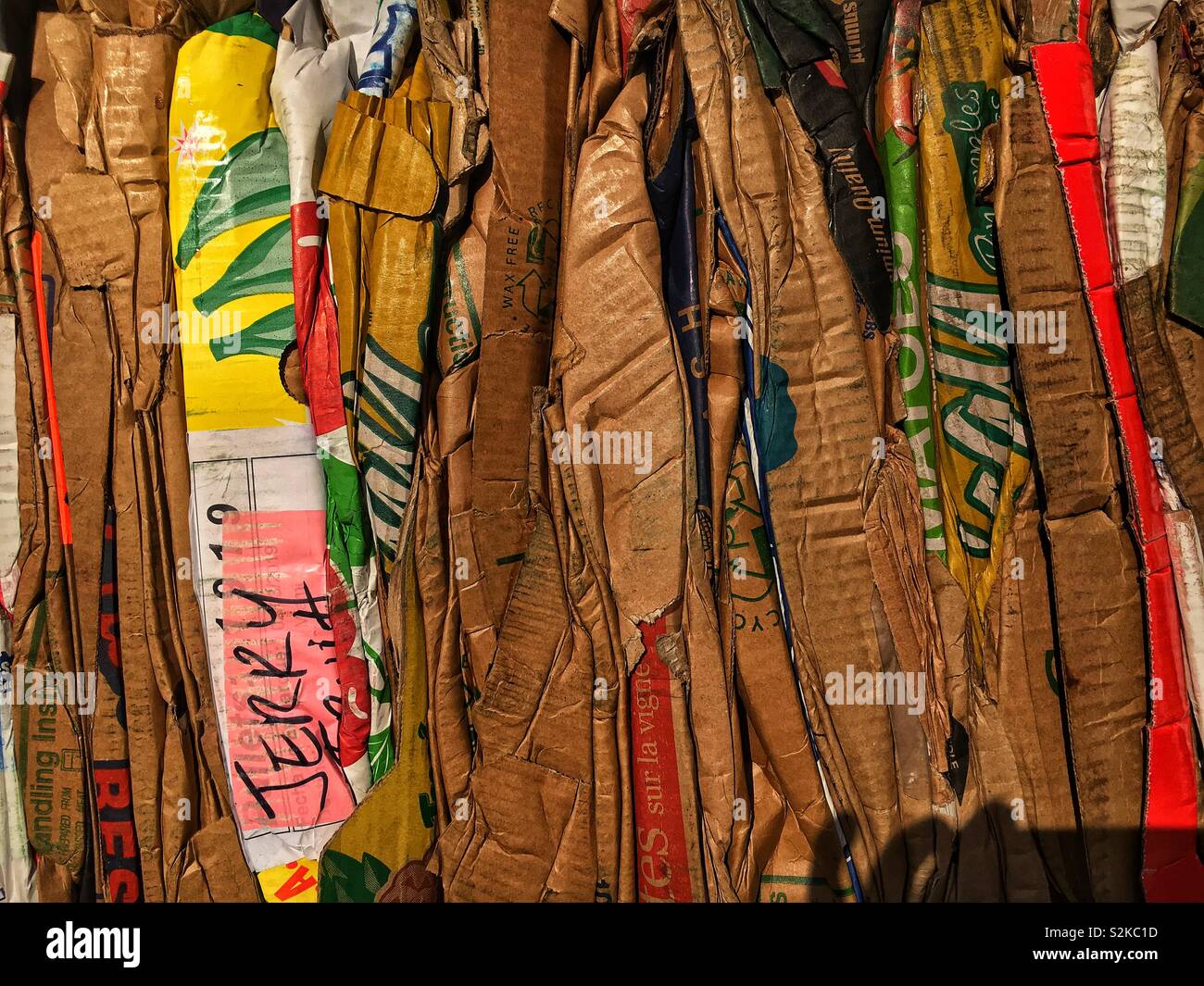 Smashed cardboard boxes hi-res stock photography and images - Alamy