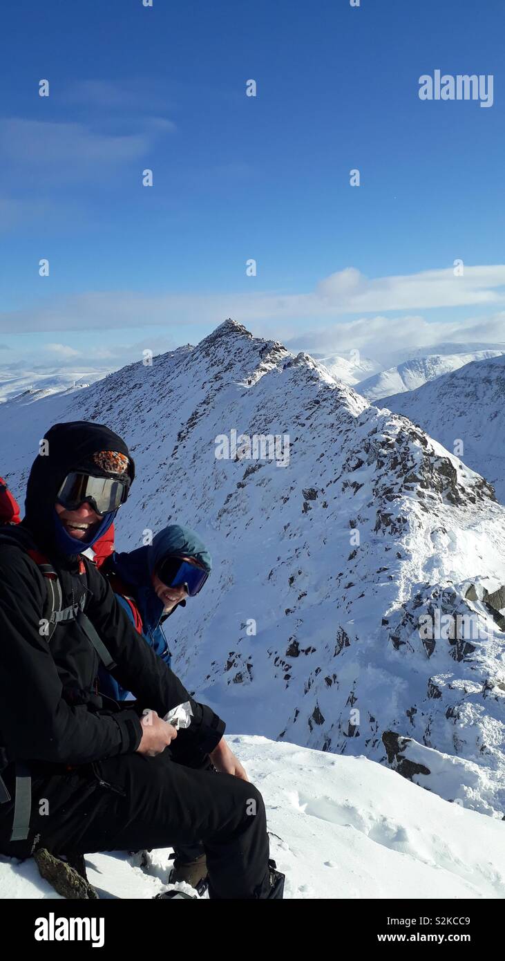 Striding edge helvellyn and scramble hi-res stock photography and ...