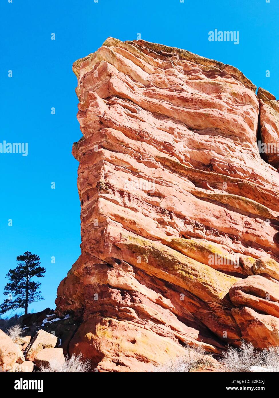 The Red Rocks of Colorado Stock Photo - Alamy
