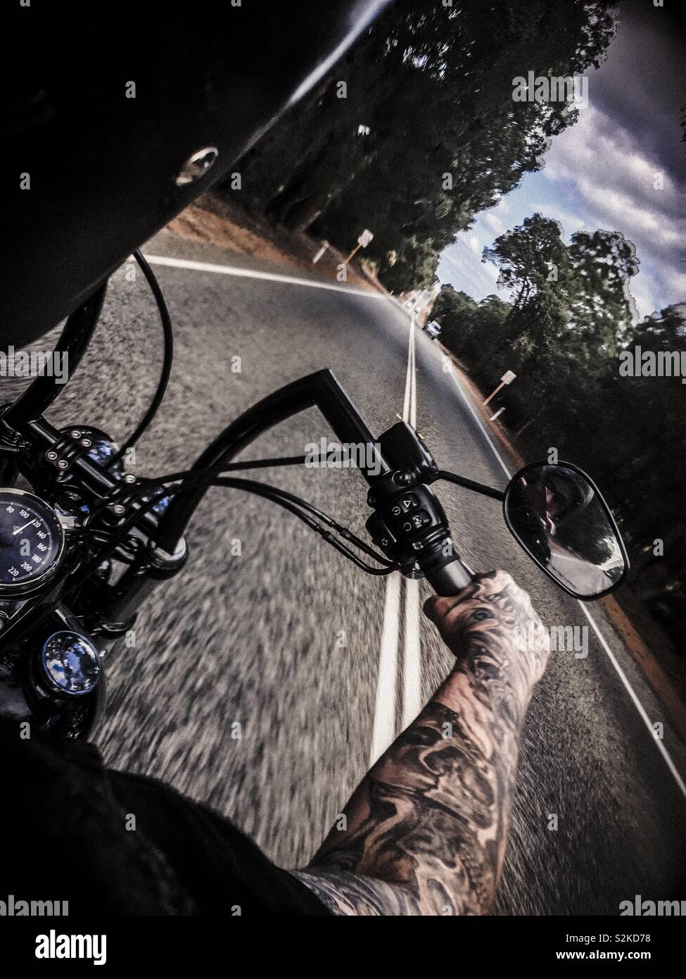 Motorcycle open road hi-res stock photography and images - Alamy