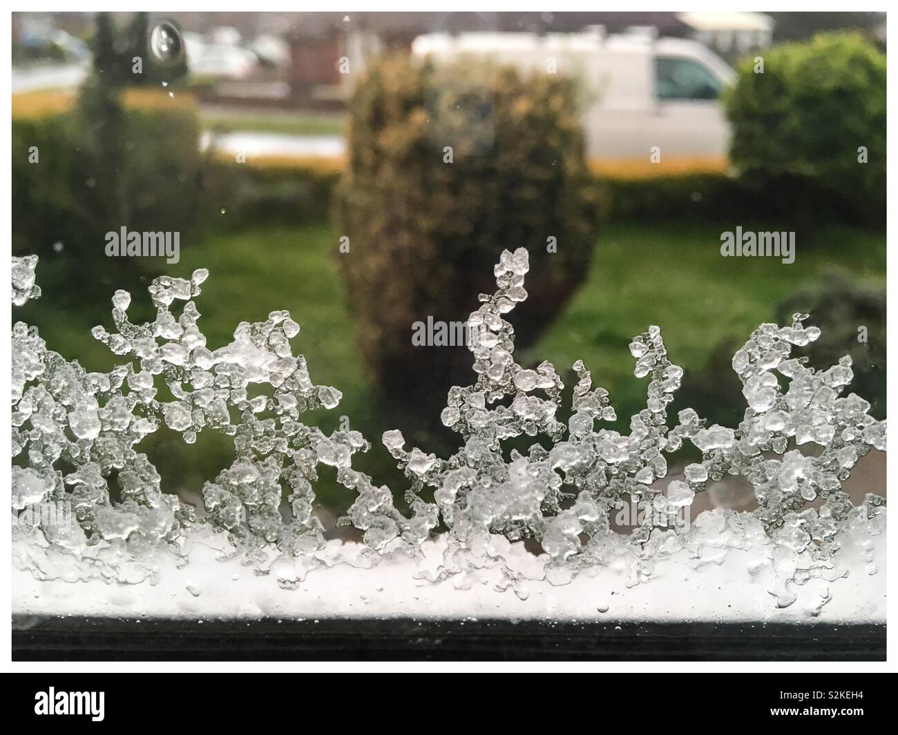 Hailstones window hi-res stock photography and images - Alamy