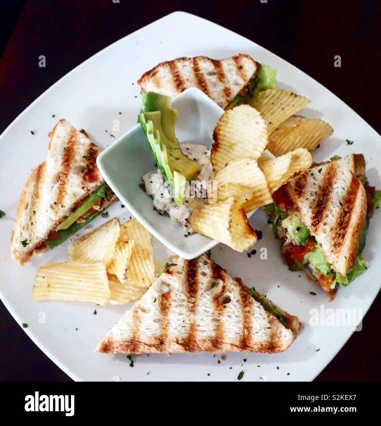 Sándwich food restaurant Stock Photo - Alamy