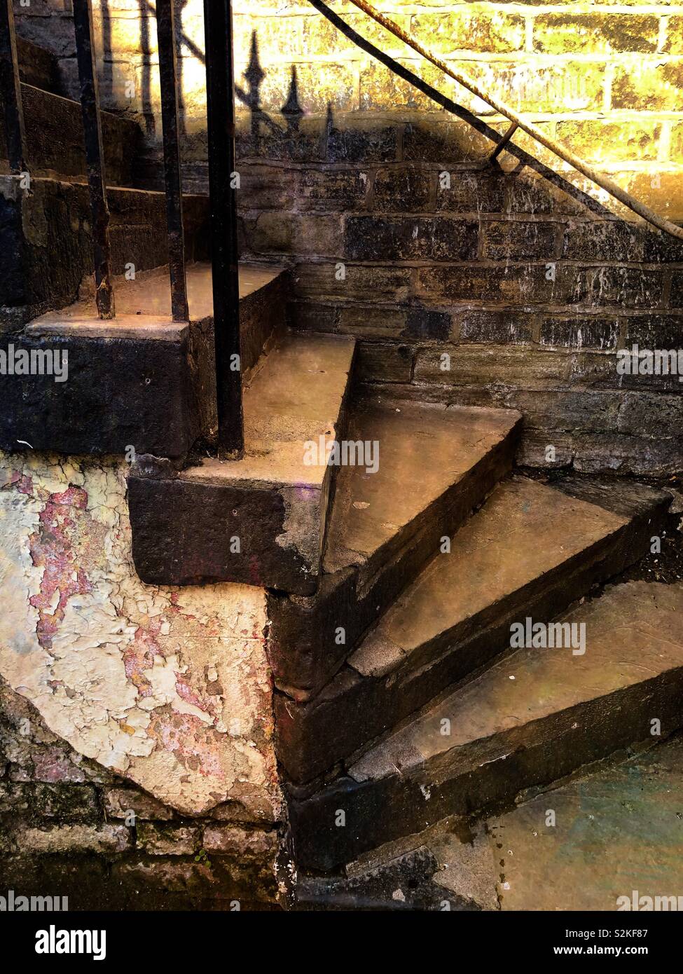 Stone steps wrought iron railings hi-res stock photography and images ...