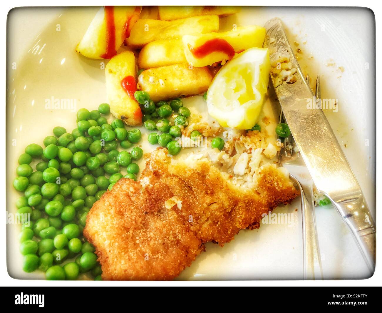 Partly eaten food Stock Photo - Alamy