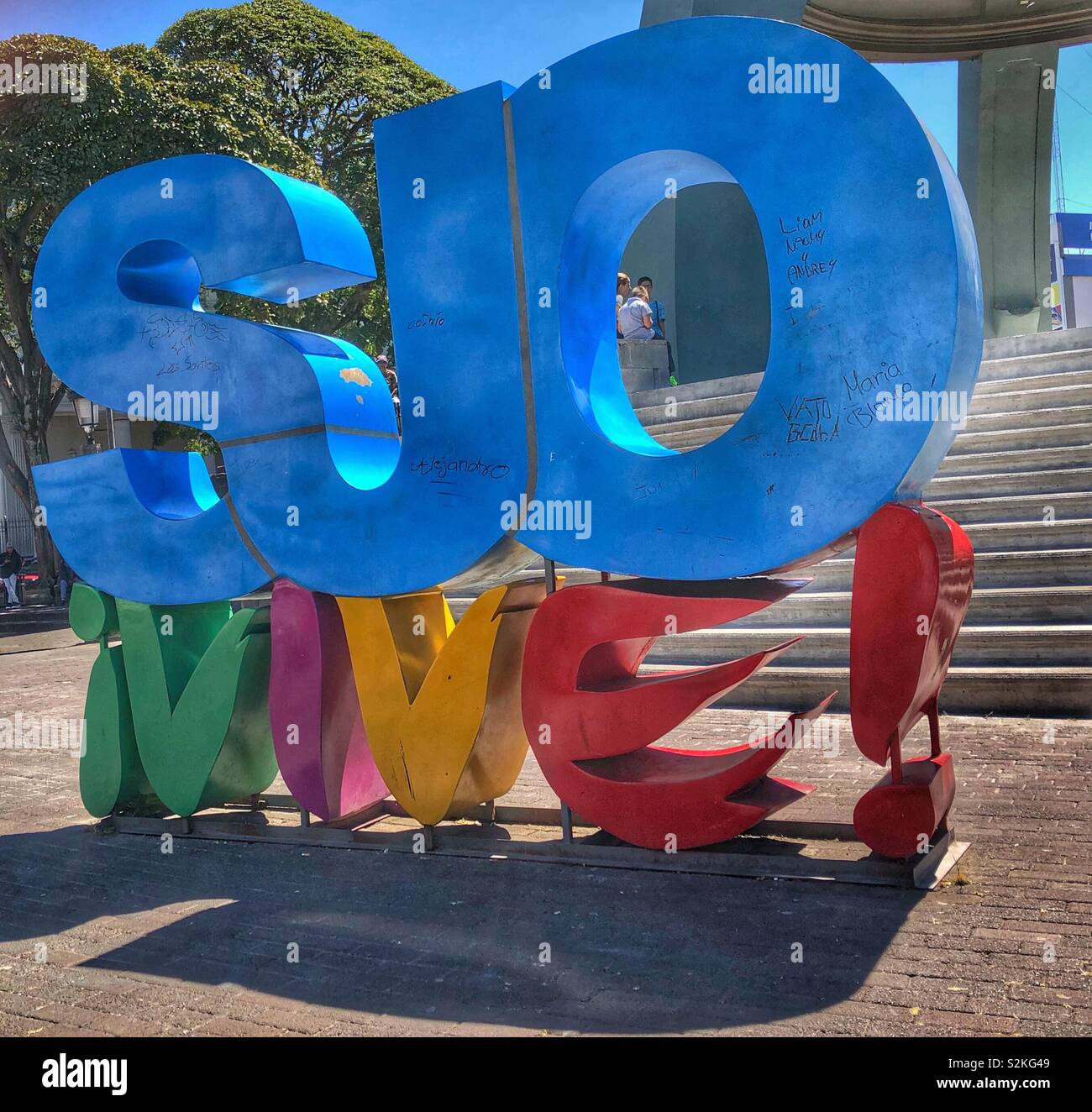 3D sign, San José, Costa Rica Stock Photo - Alamy