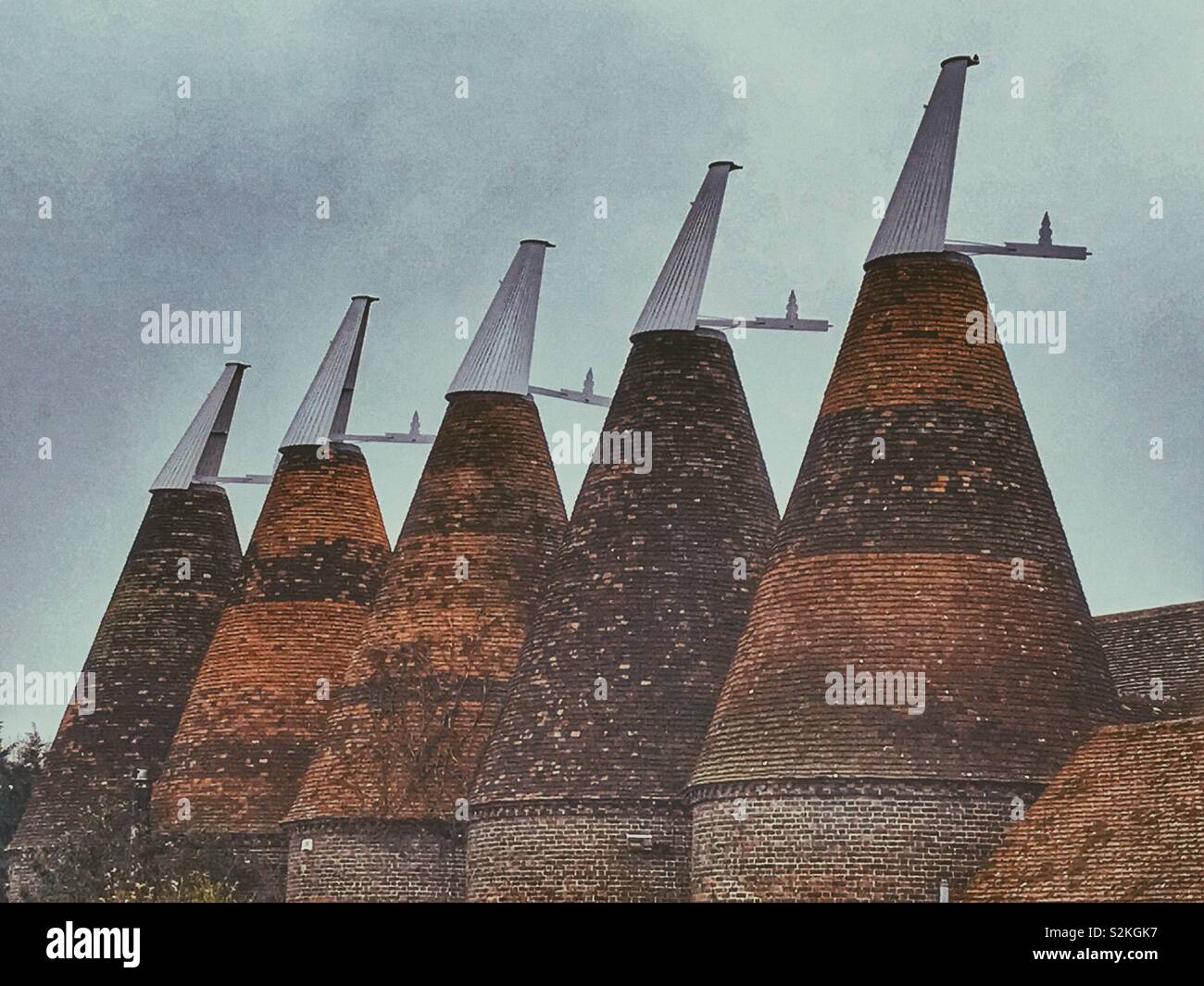 Oasts Houses, Kent Stock Photo - Alamy