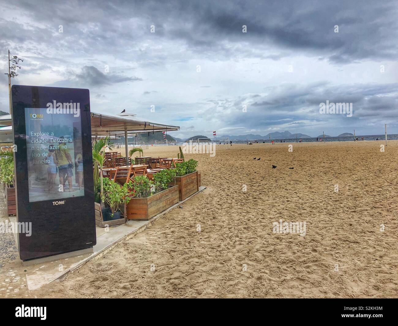 Copacabana beach sign hi-res stock photography and images - Alamy