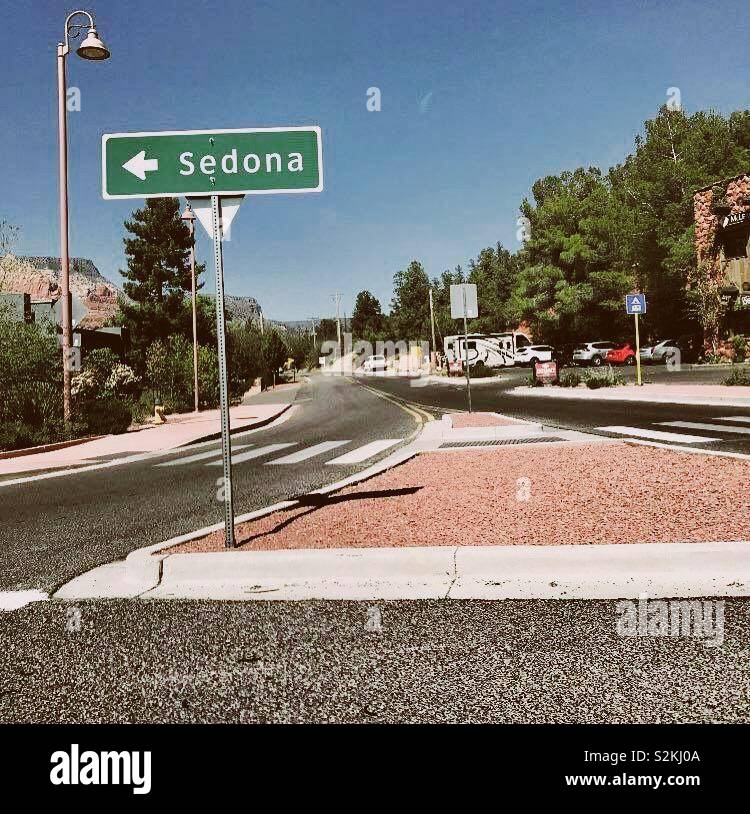 Sedona city hi-res stock photography and images - Alamy