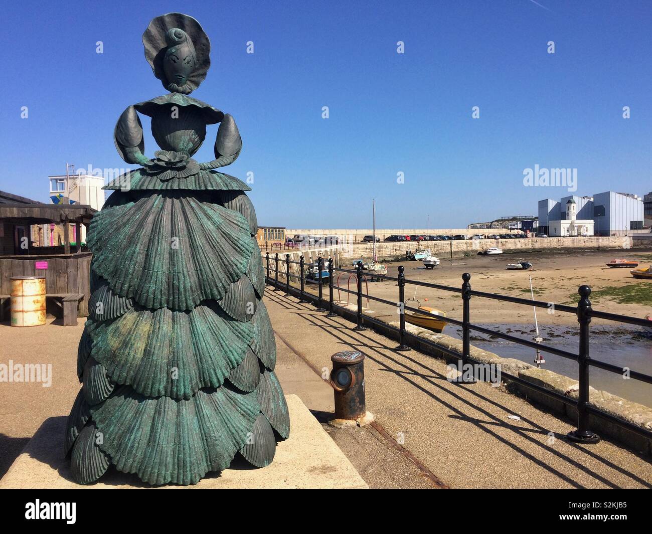 The Shell Lady “Mrs Booth” on Margate’s Harbour Arm. Artist: Ann ...
