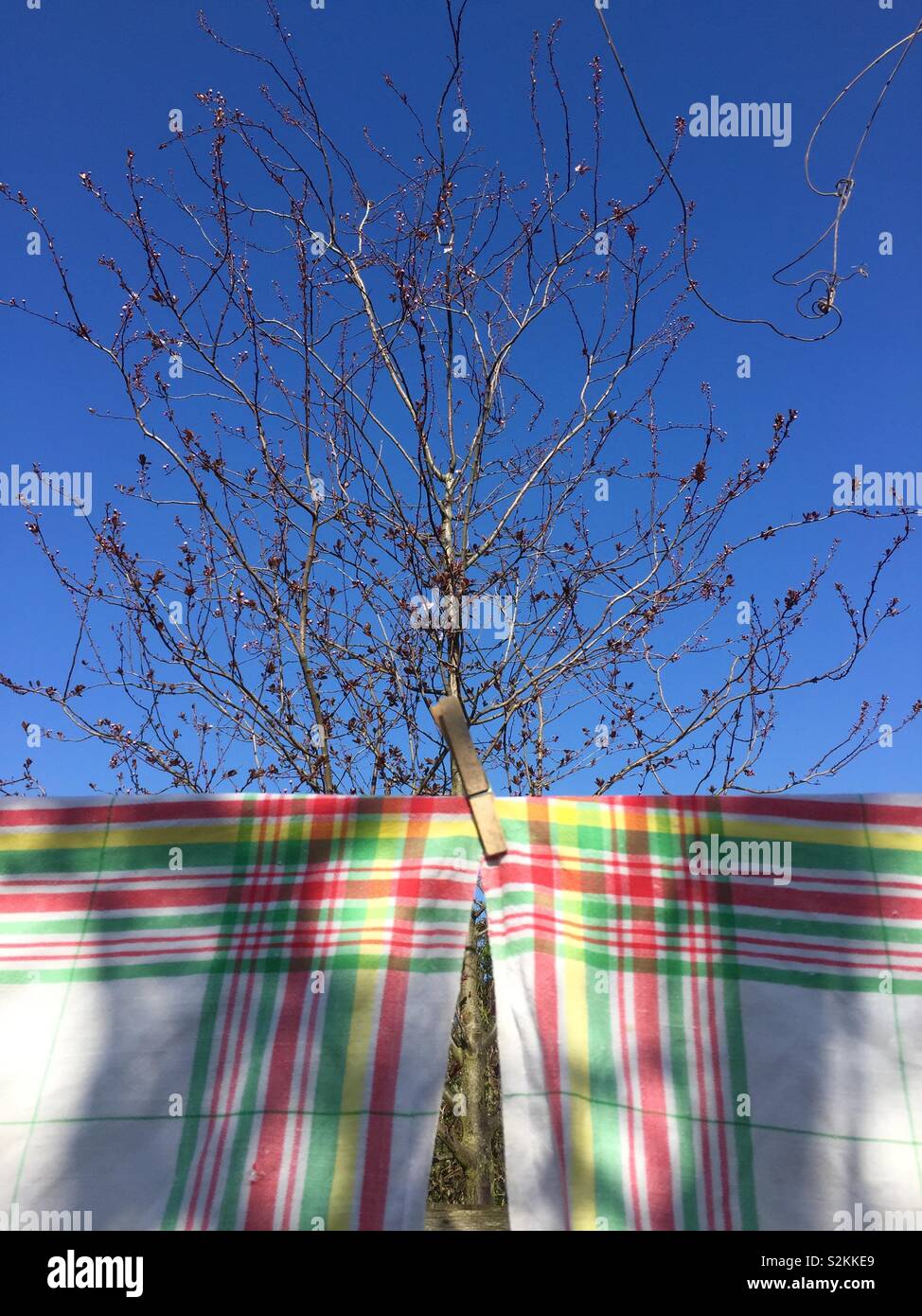 Washing line vintage hi-res stock photography and images - Alamy