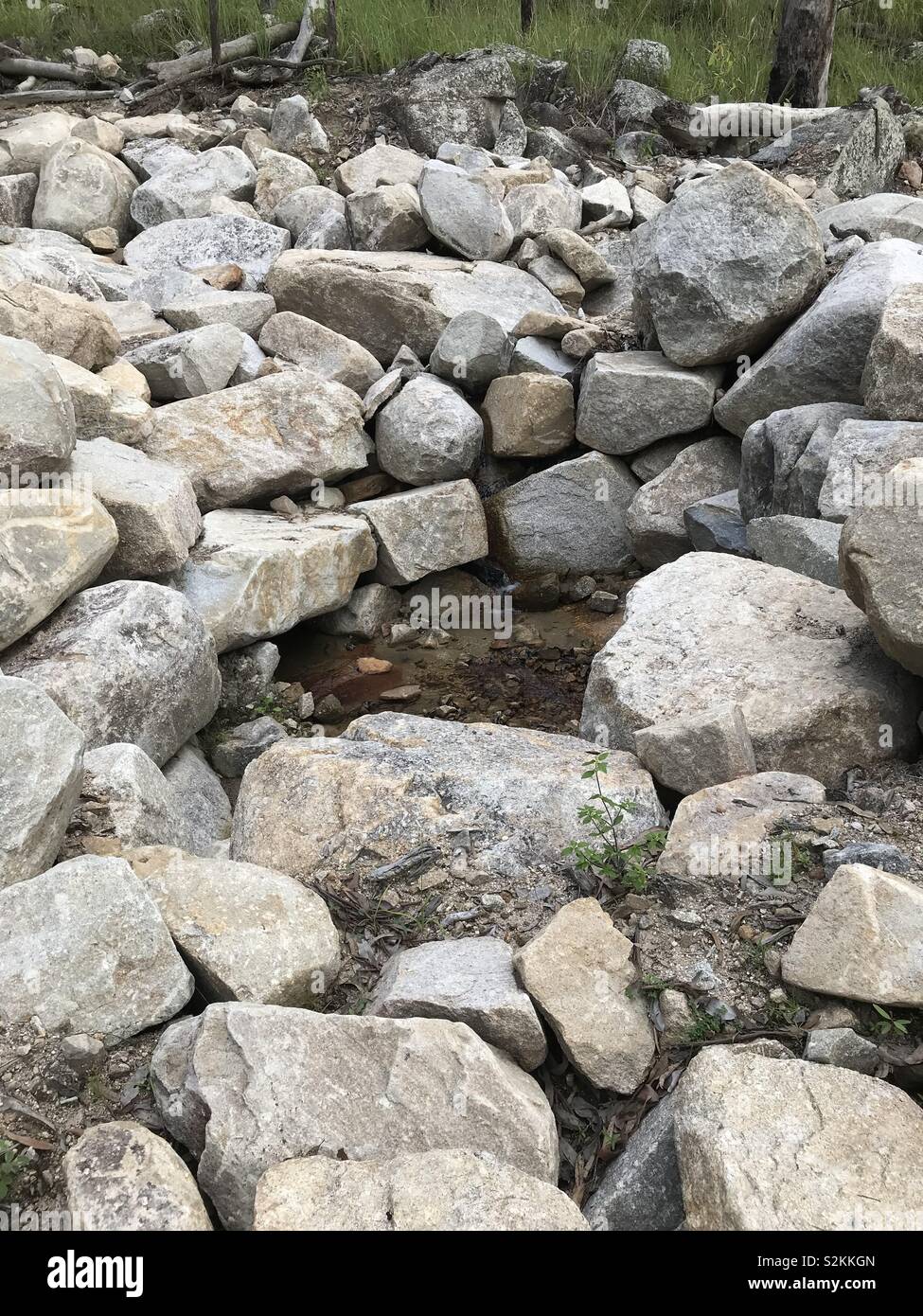 Pile of boulders Stock Photo - Alamy