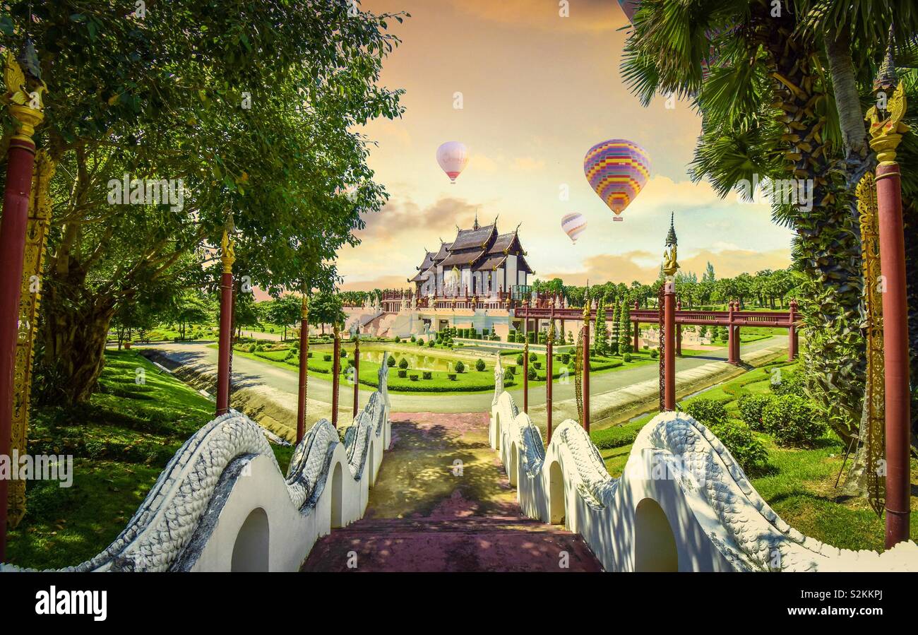 Royal flora ratchaphruek garden hi-res stock photography and images - Alamy