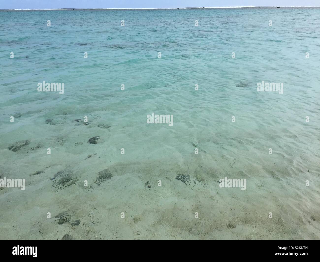 Water of ocean, Rarotonga, Cook Islands Stock Photo - Alamy