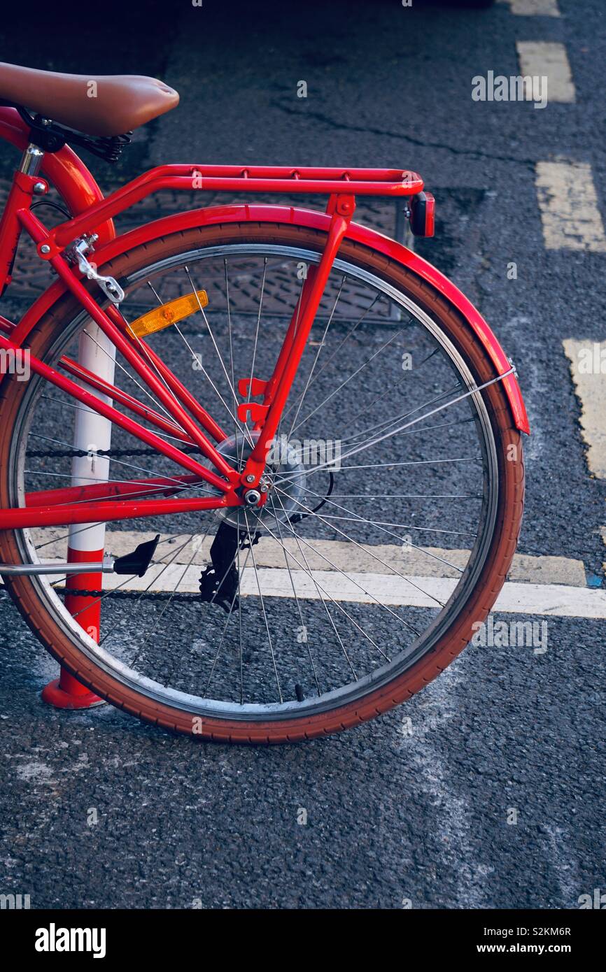 bicycle transportation in the street Stock Photo - Alamy