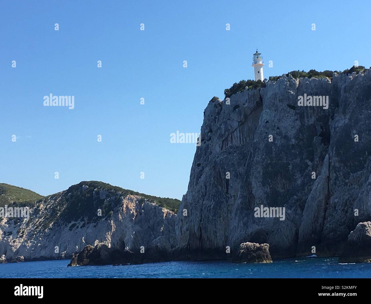 Lefkada island lighthouse greece hi-res stock photography and images ...