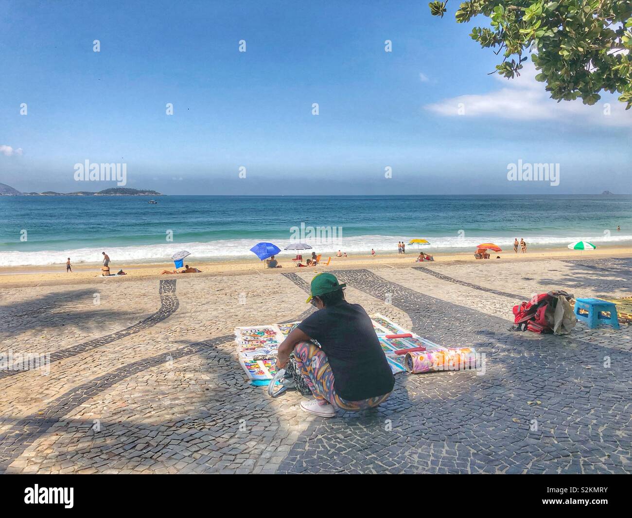 Early morning at Copacabana beach, Rio de Janeiro Stock Photo - Alamy