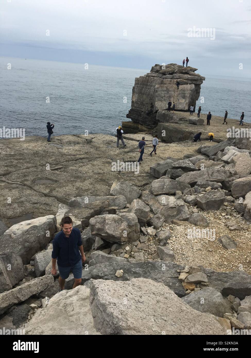 Rugged cliff rocks hi-res stock photography and images - Alamy