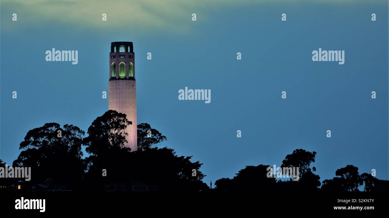 Coit Tower in San Francisco Stock Photo - Alamy