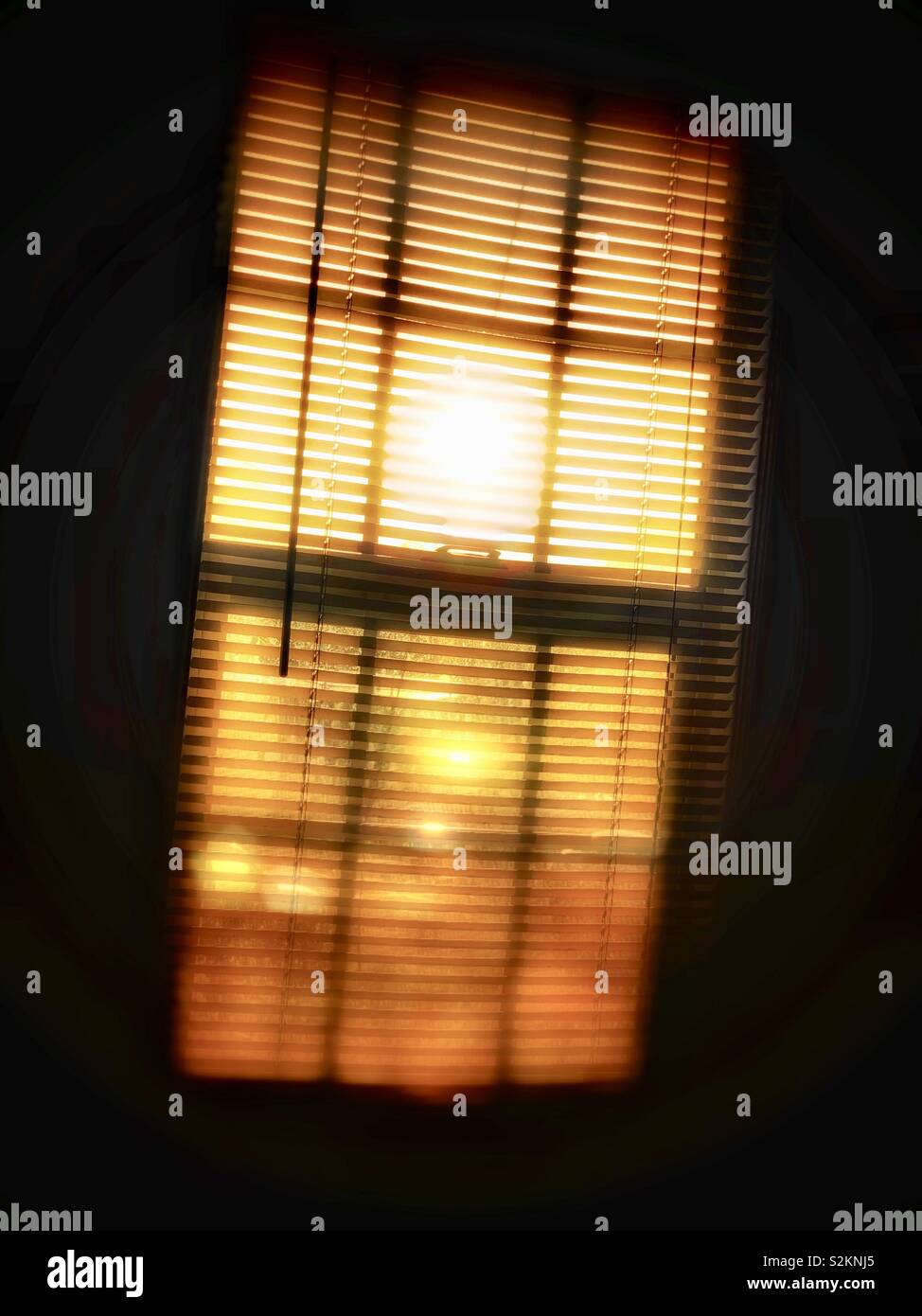The early morning sunlight seen outside window in color Stock Photo - Alamy
