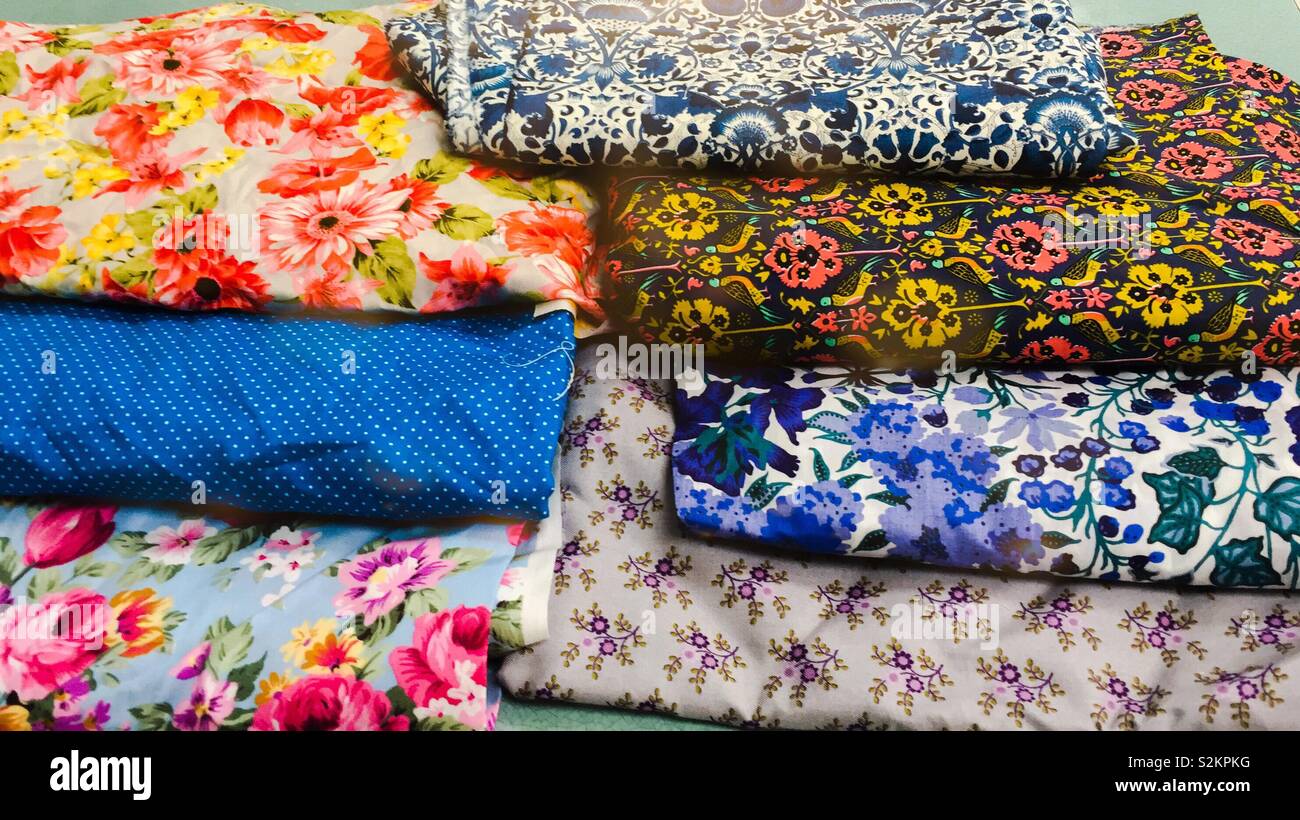 Stash of fabric hi-res stock photography and images - Alamy