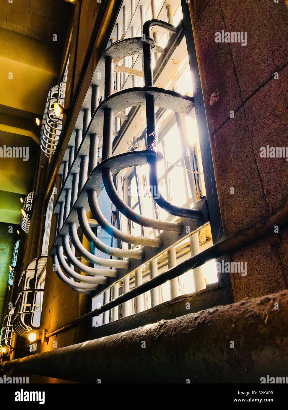 Alcatraz prison bars hi-res stock photography and images - Alamy
