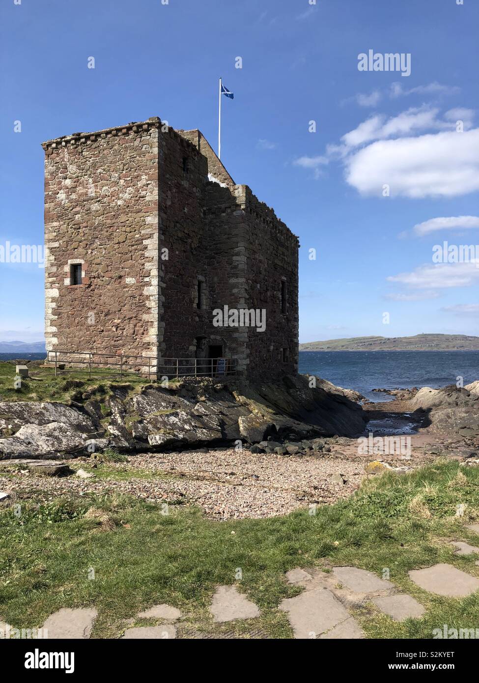 Portencross Castle Scotland Stock Photo - Alamy