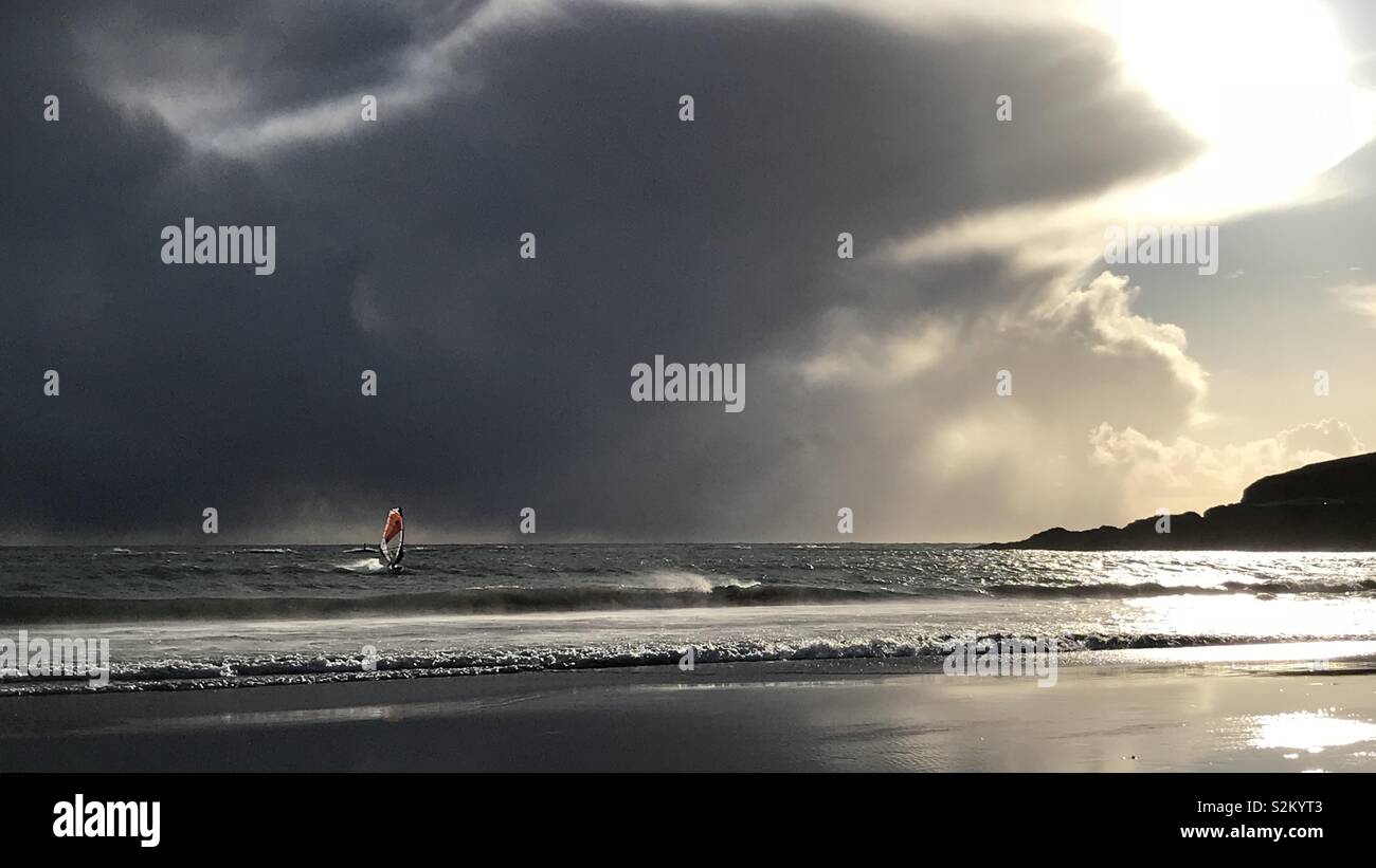 Wind surfer hi-res stock photography and images - Alamy