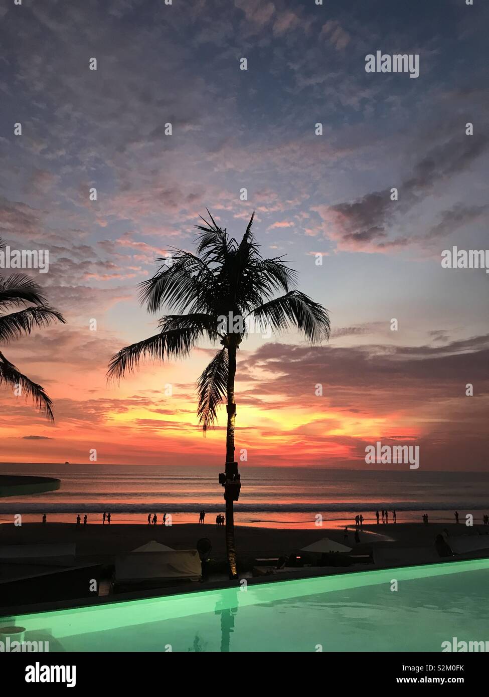 Beautiful Bali beach sunset Stock Photo - Alamy