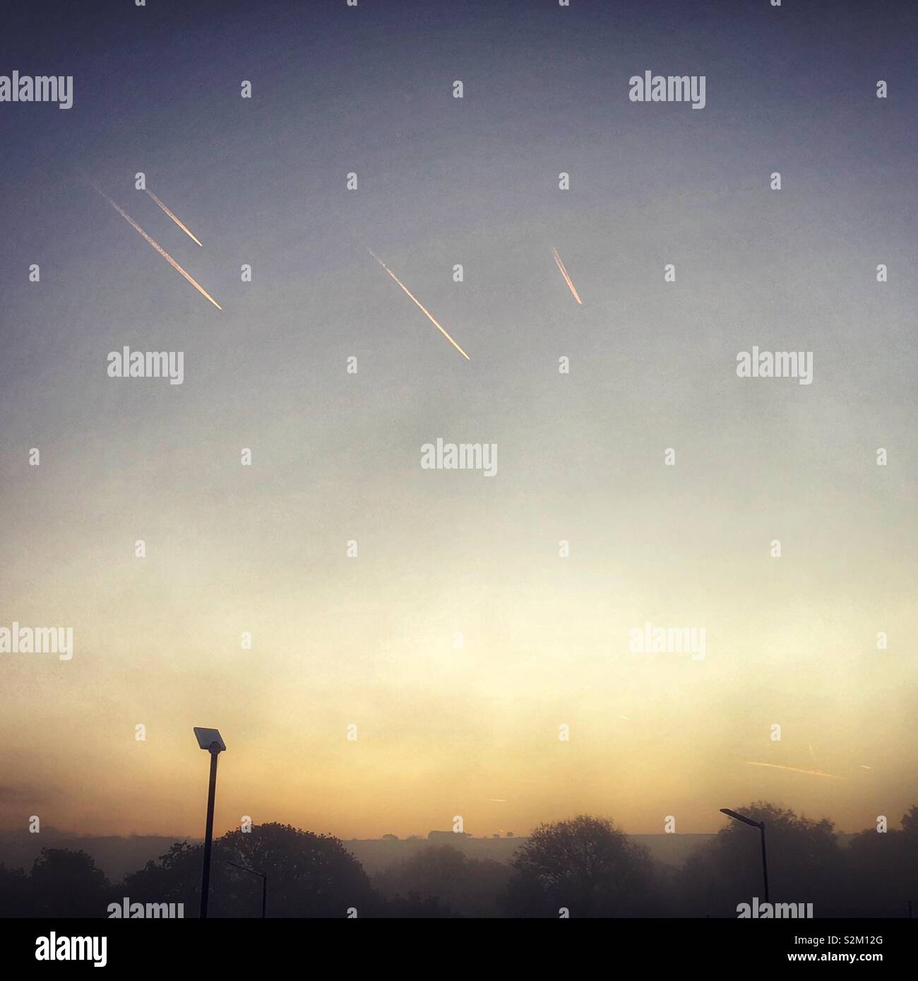 Early Morning Sky With Stars