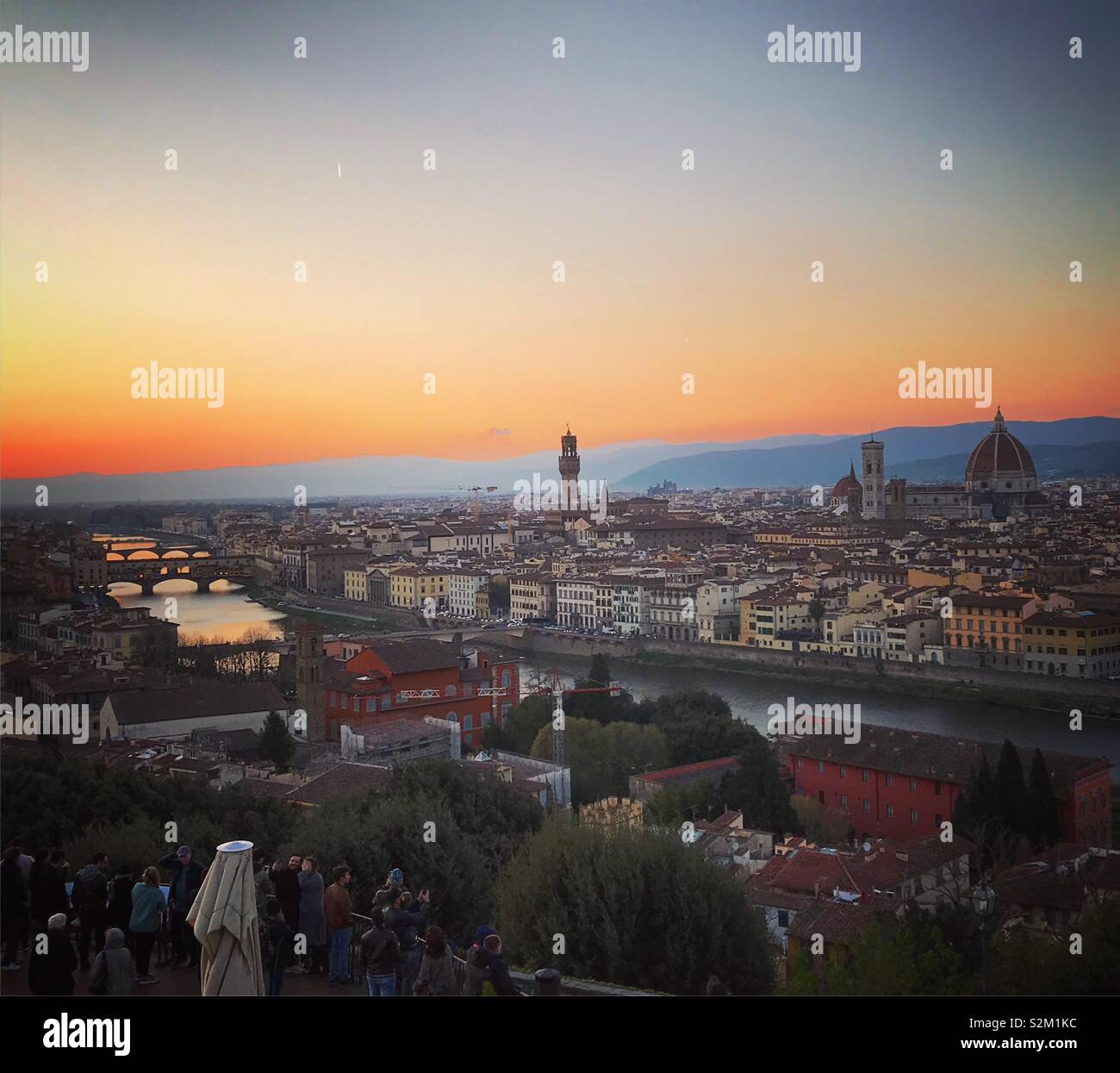 Sunset in Florence Stock Photo - Alamy
