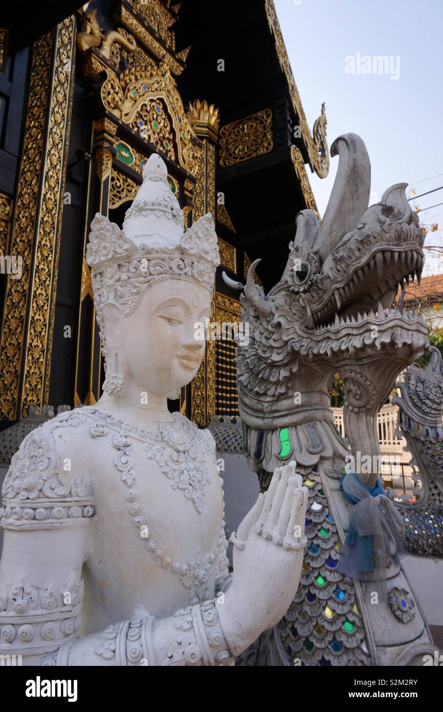 Dragon & Angel Stock Photo - Alamy