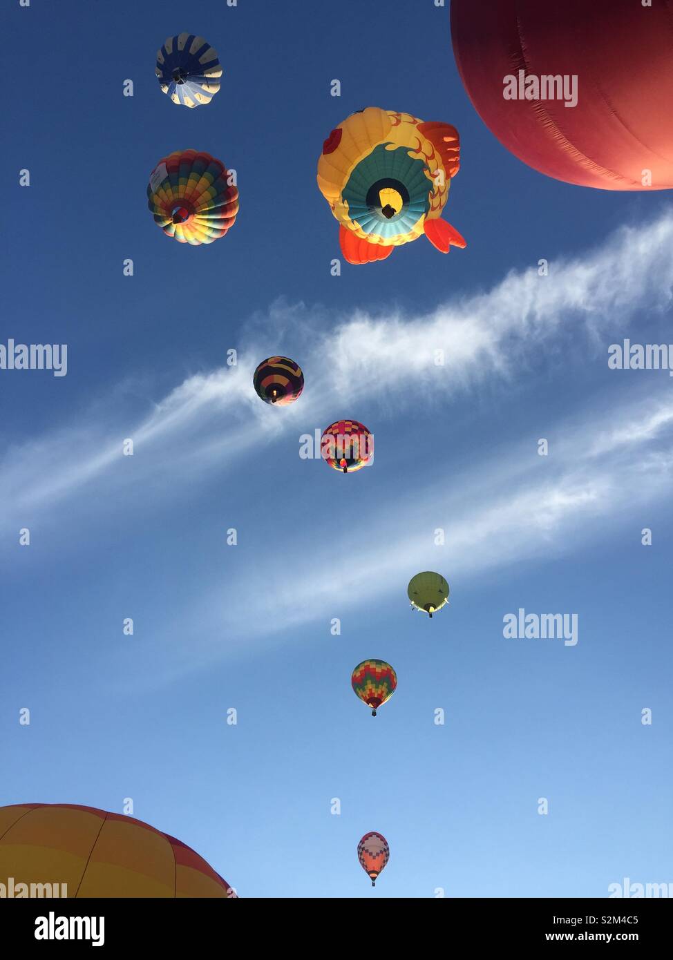 Hot air balloons in the sky hi-res stock photography and images - Alamy