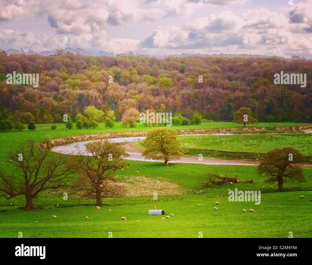 Severn River Buildwas Nr Ironbridge UK Stock Photo - Alamy