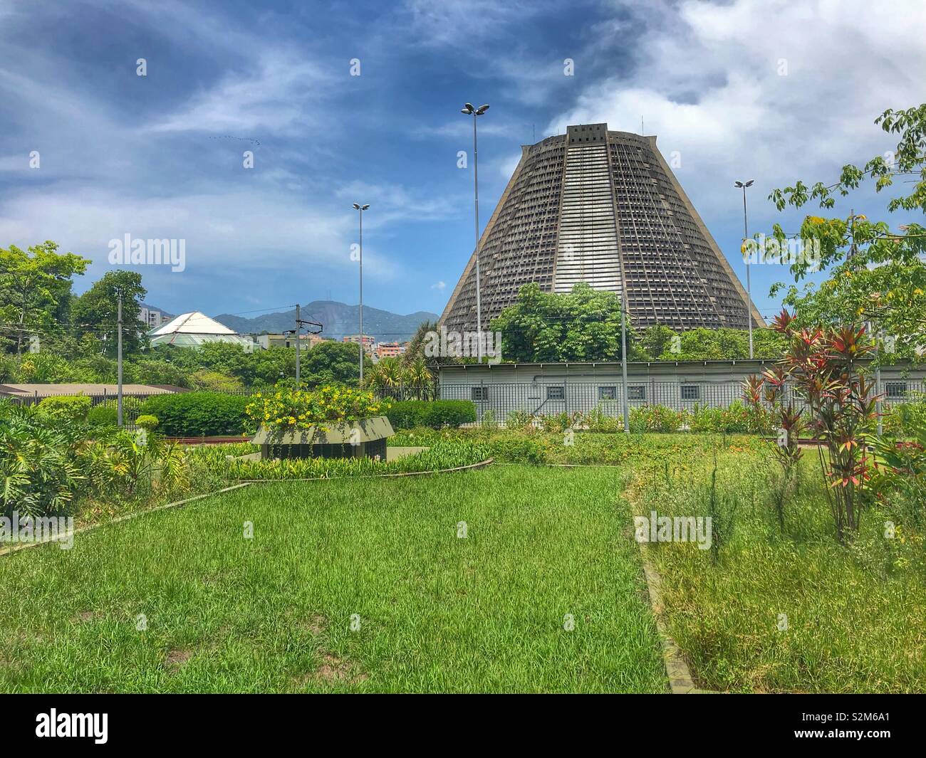 A modern church structure in downtown Rio de Janeiro, Brazil Stock ...