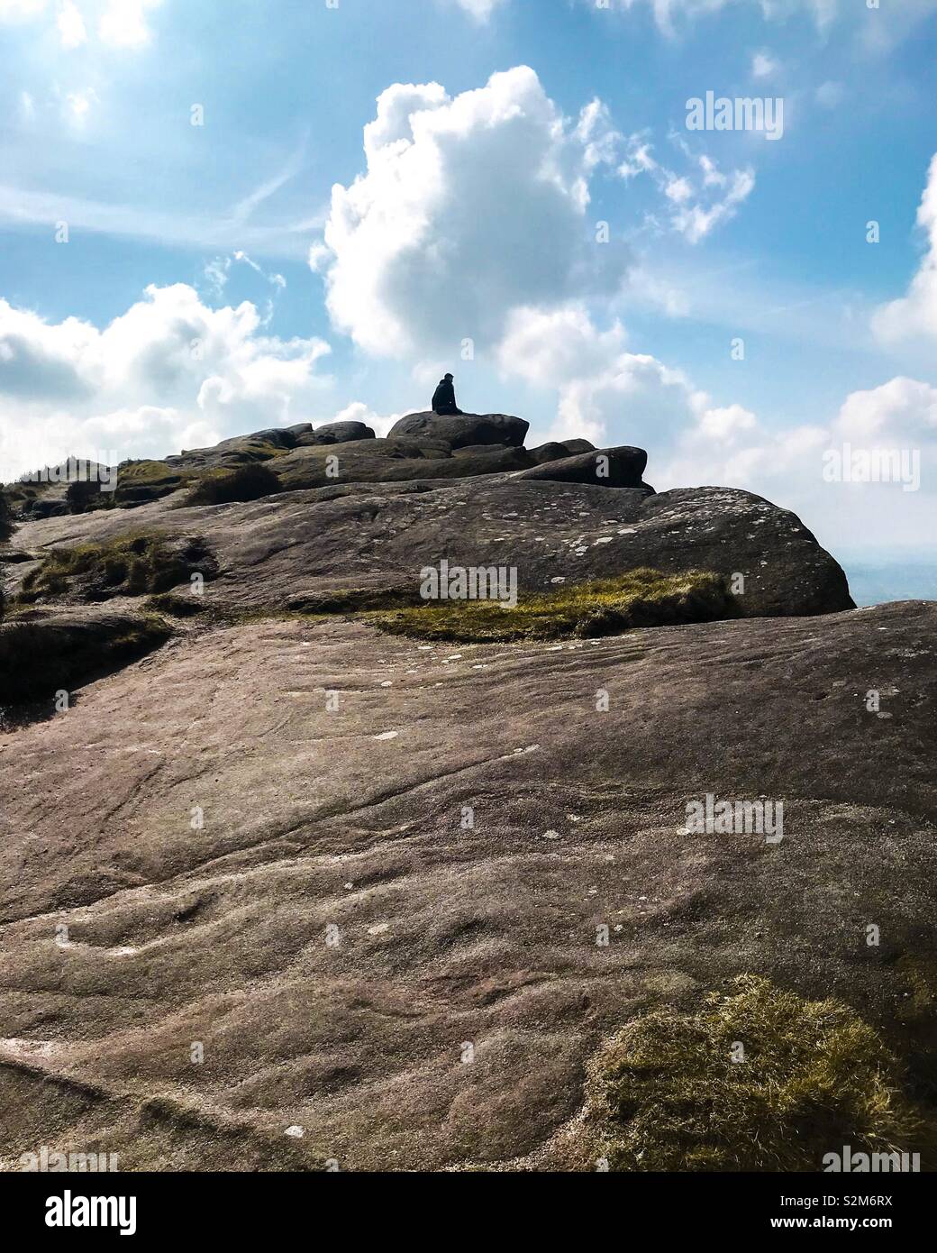 Man on a mountain hi-res stock photography and images - Alamy