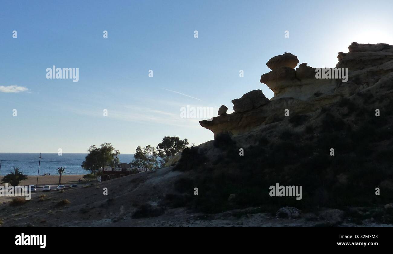 Rock formation Spain Stock Photo - Alamy