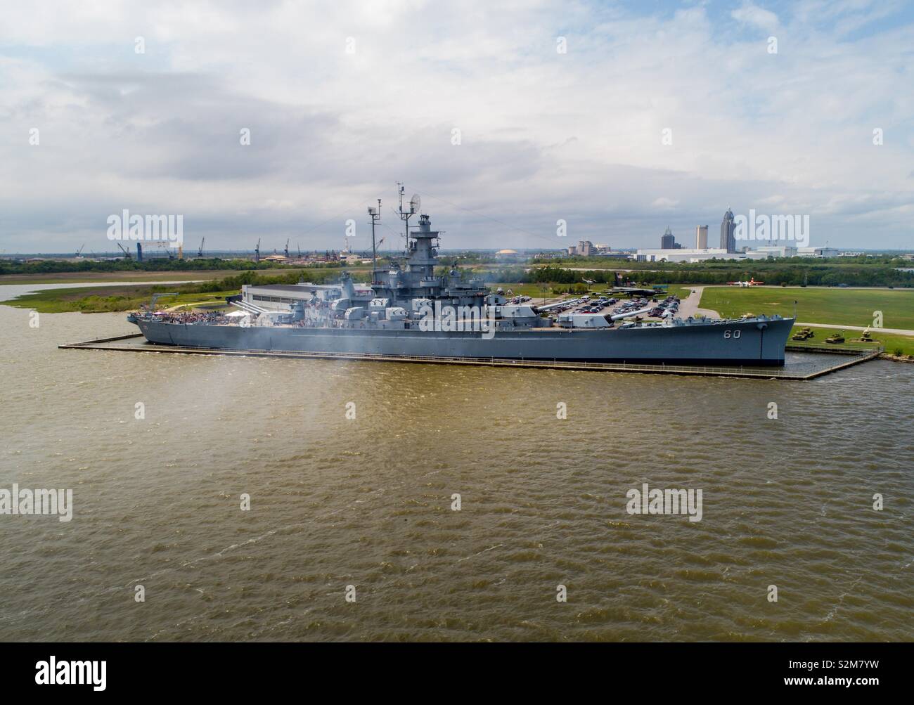 USS Alabama Battleship Stock Photo - Alamy