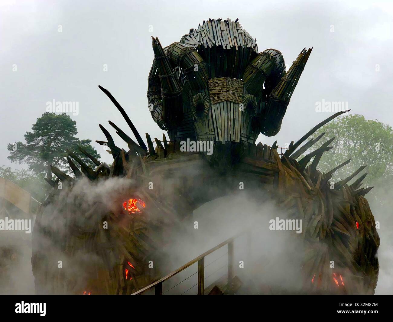 Alton towers wicker man hi-res stock photography and images - Alamy