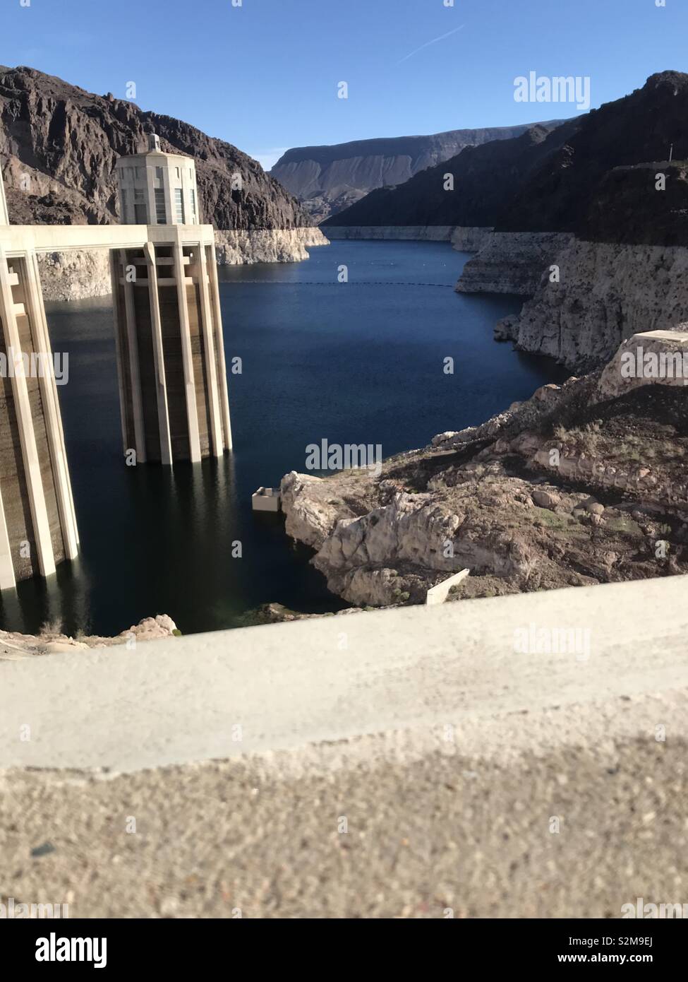 Hoover dam water level hi-res stock photography and images - Alamy