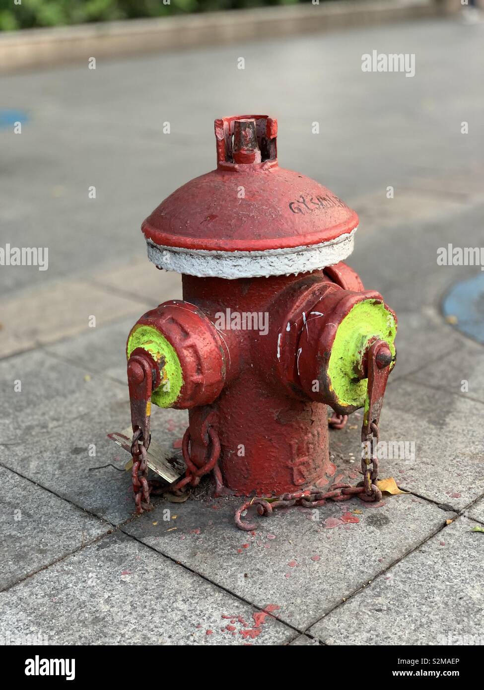 Fire hydrant in foreground hi-res stock photography and images - Alamy
