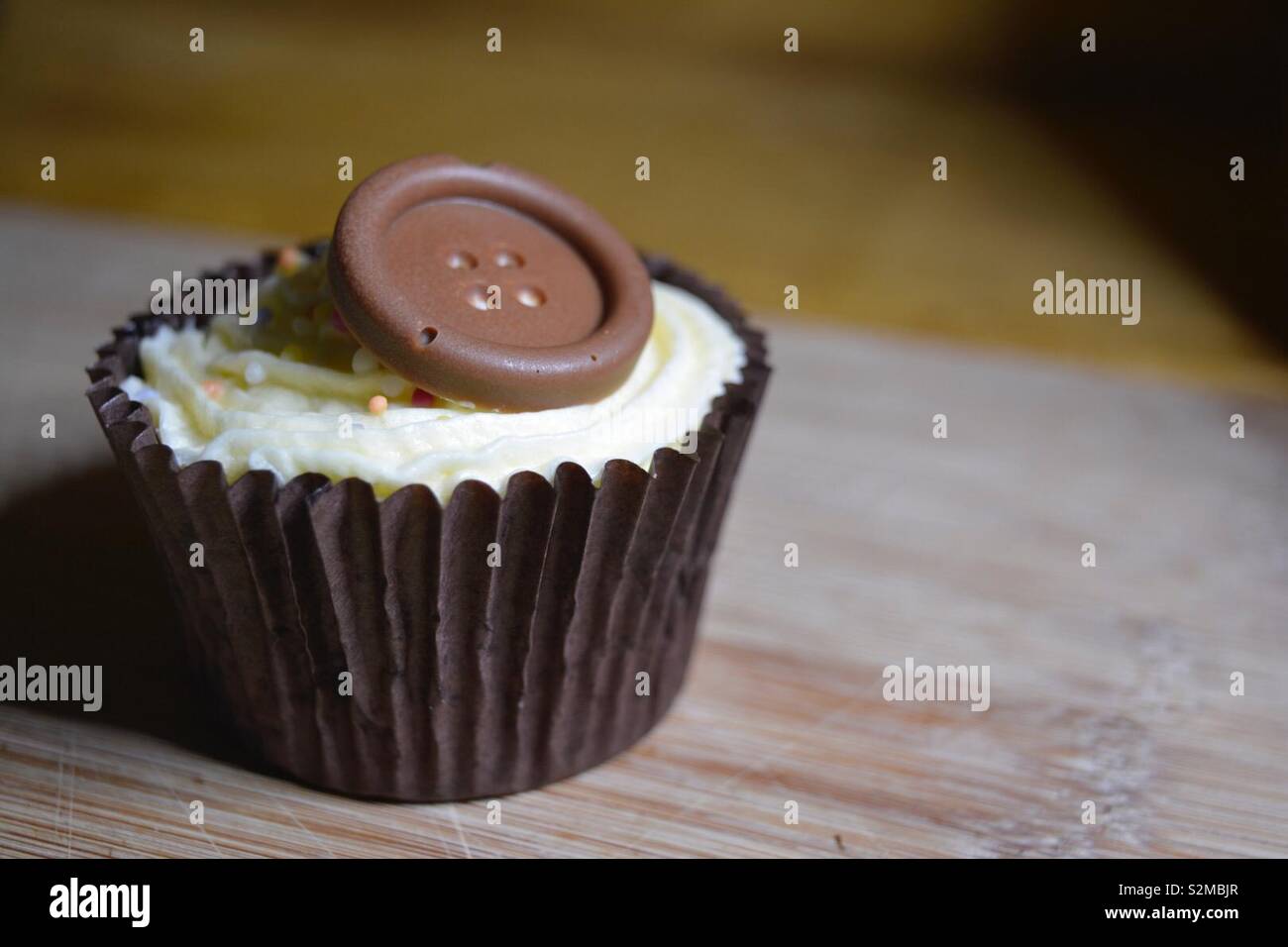 Chocolate button cake Stock Photo - Alamy