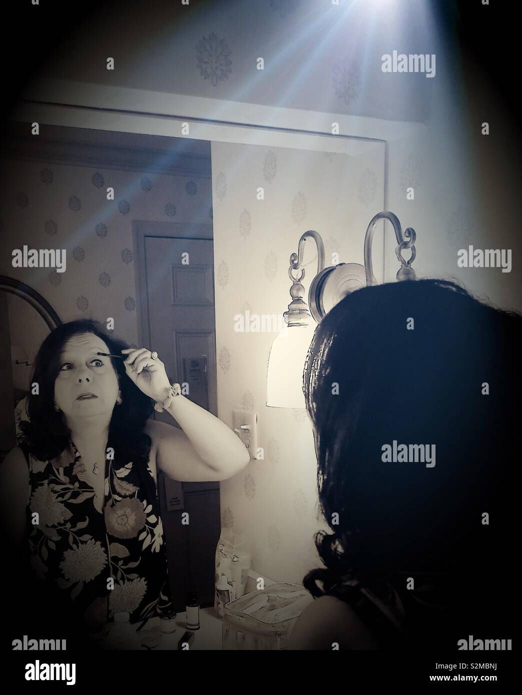 Spotlight face hi-res stock photography and images - Alamy