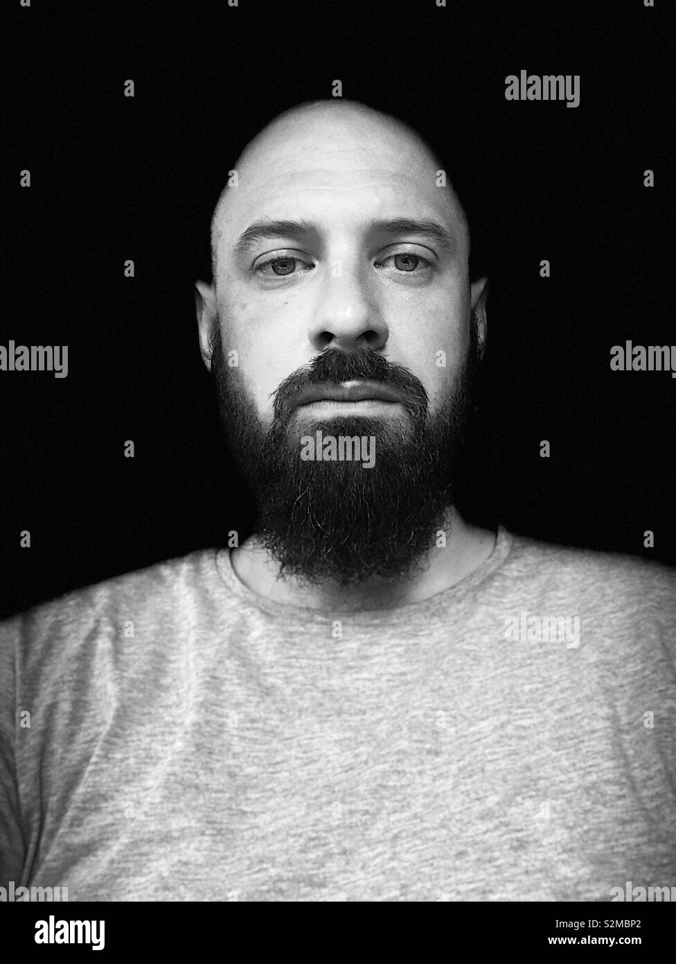 Bald head and beard hi-res stock photography and images - Alamy