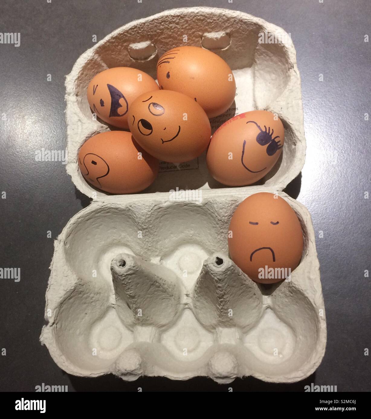 Sad eggs hi-res stock photography and images - Alamy