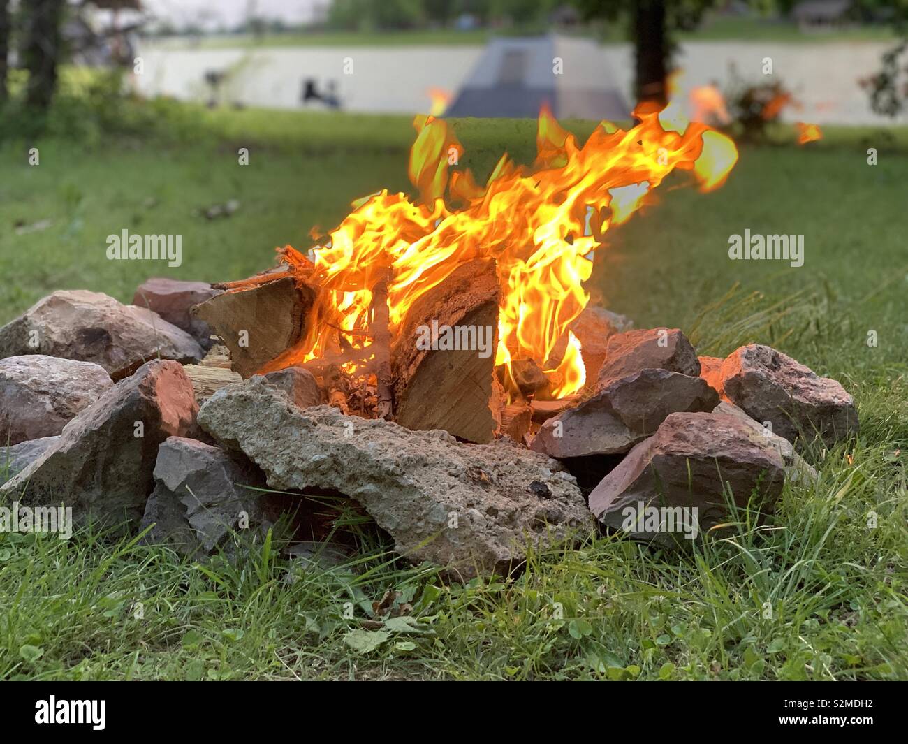 First fire 2019!!! Stock Photo - Alamy