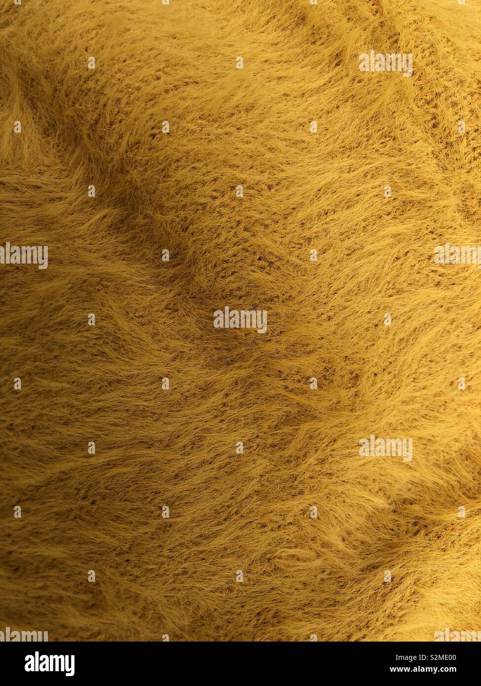 Bright yellow furry material Stock Photo - Alamy