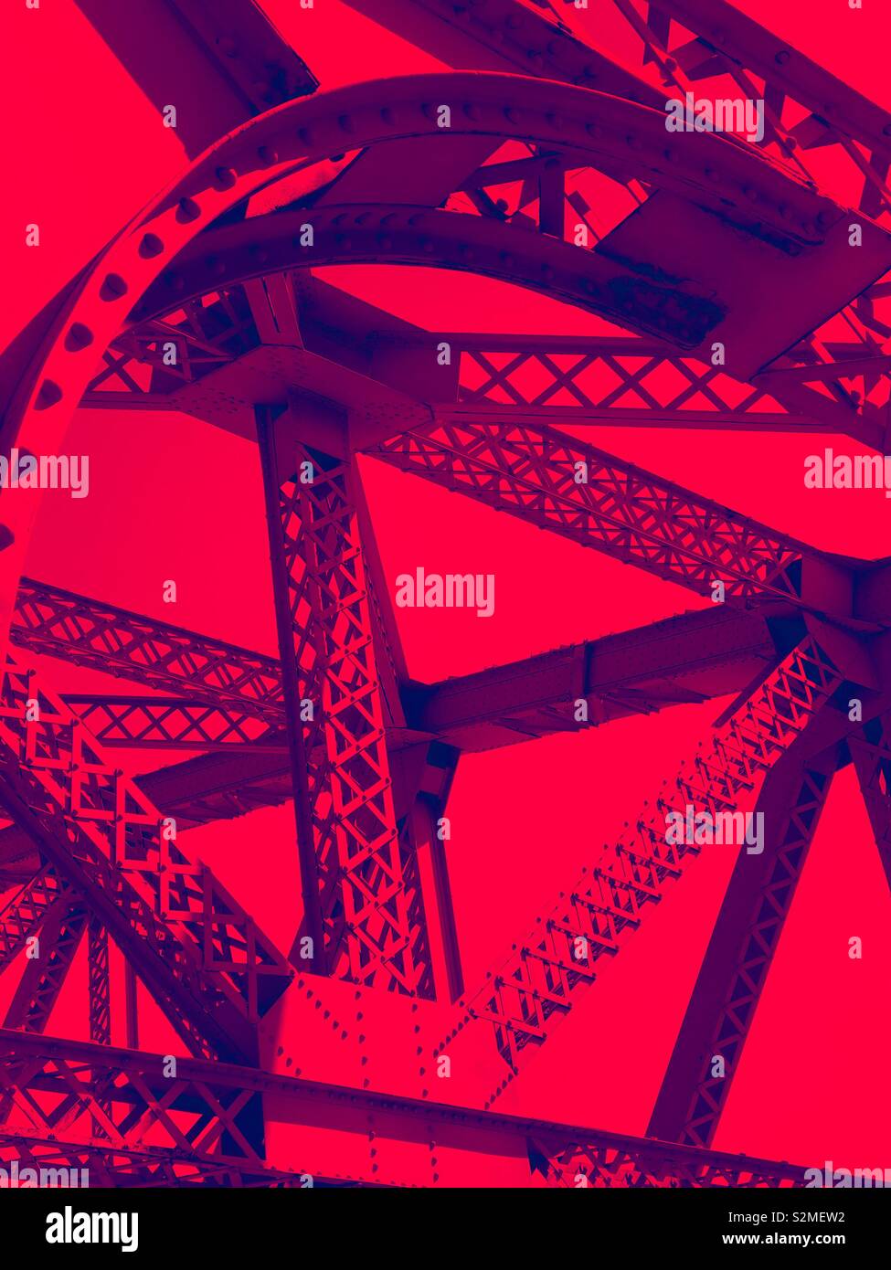 Bridge steel beams hi-res stock photography and images - Alamy