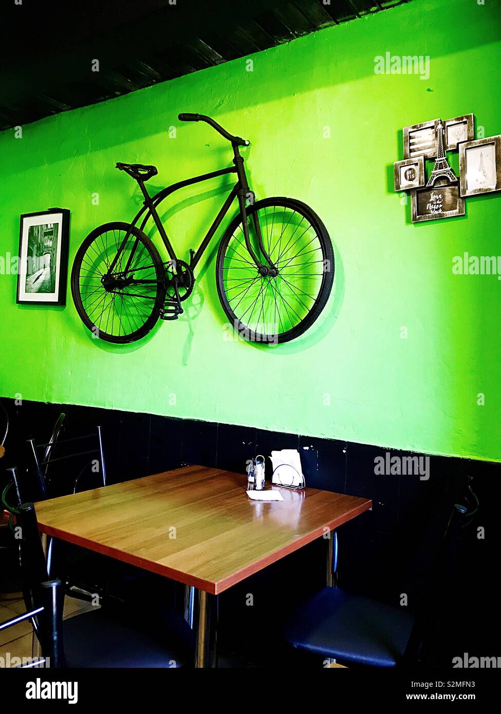 The Interior Design Of A Small Cafe Stock Photo Alamy the-interior-design-of-a-small-cafe-stock-photo-alamy
