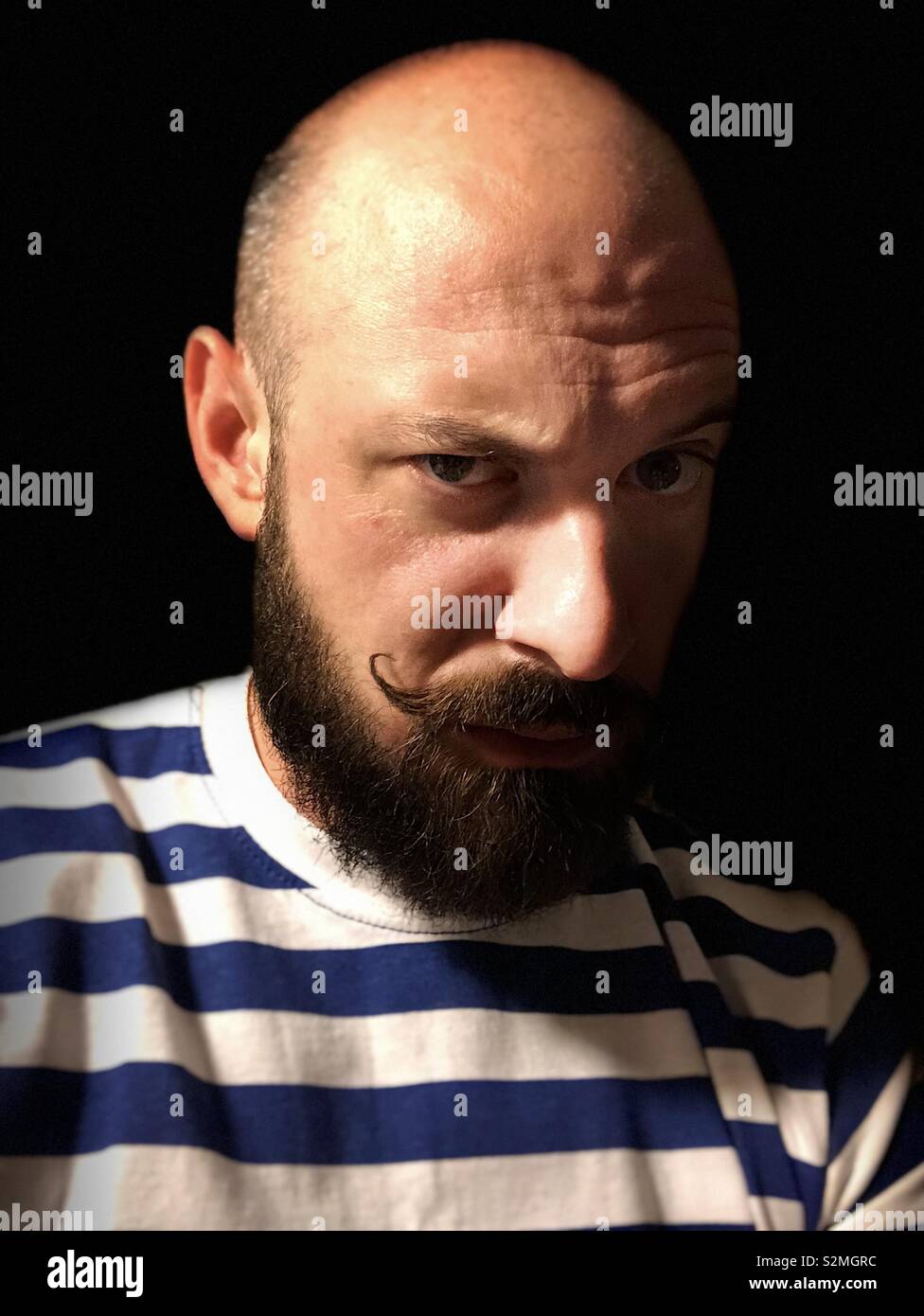 Moustache Portrait High Resolution Stock Photography and Images - Alamy