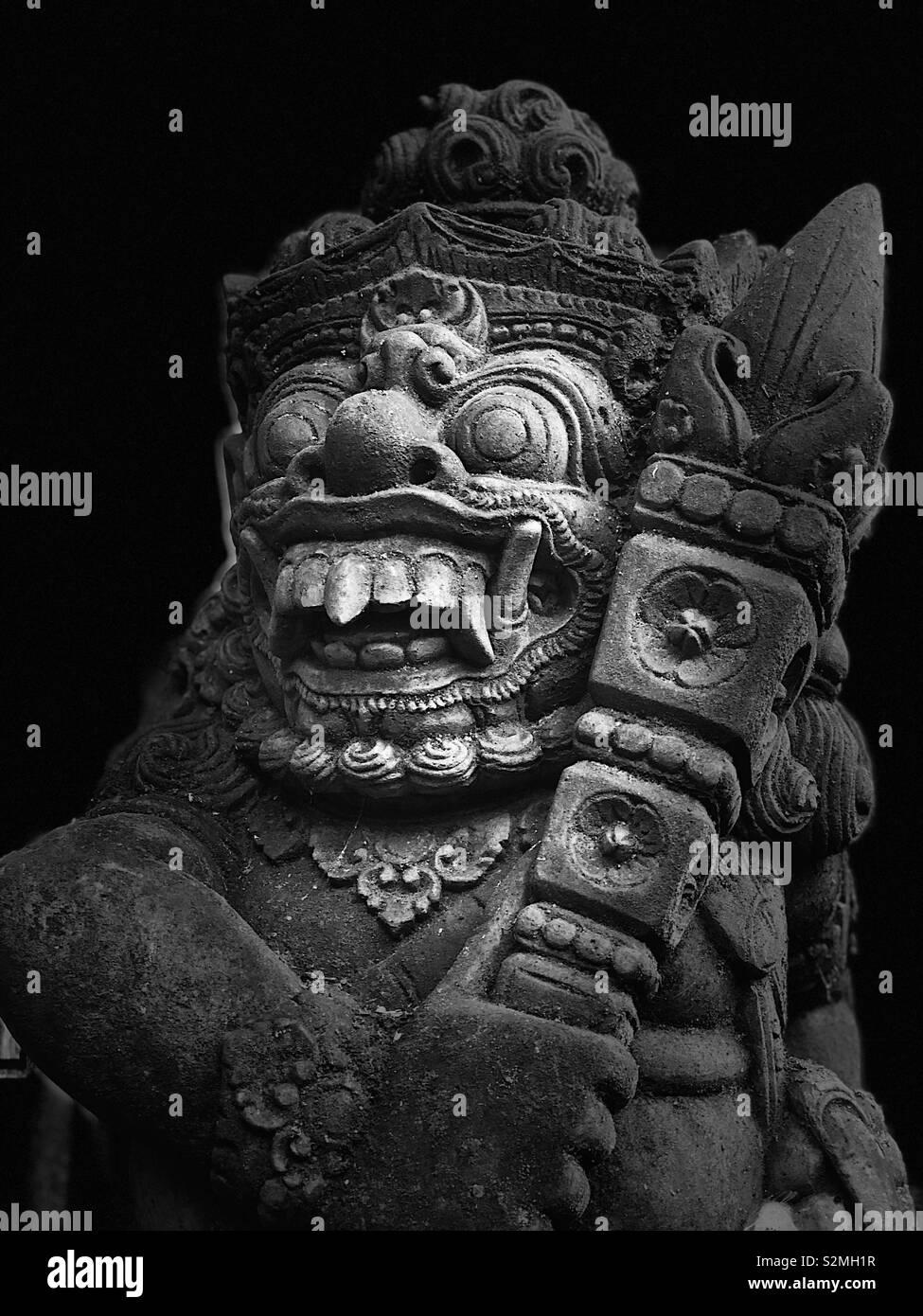 Bali stone Black and White Stock Photos & Images - Alamy